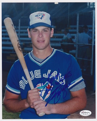 ED SPRAGUE TORONTO BLUE JAYS SIGNED 8X10 AUTO PHOTO INSCRIBED AUTOGRAPH ...