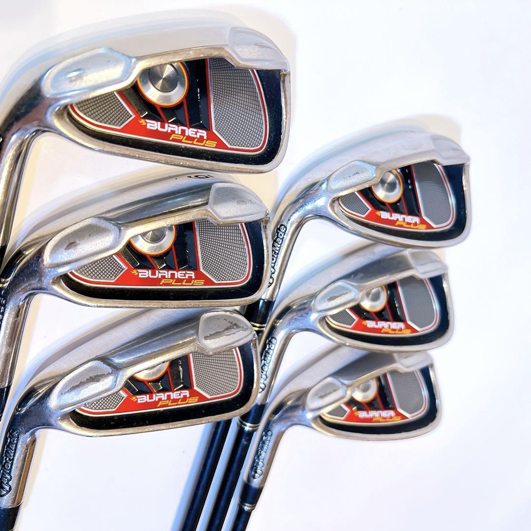 Lefty TaylorMade BURNER PLUS Iron Set 6-Piece 5-PW FlexR (Left-Handed ...