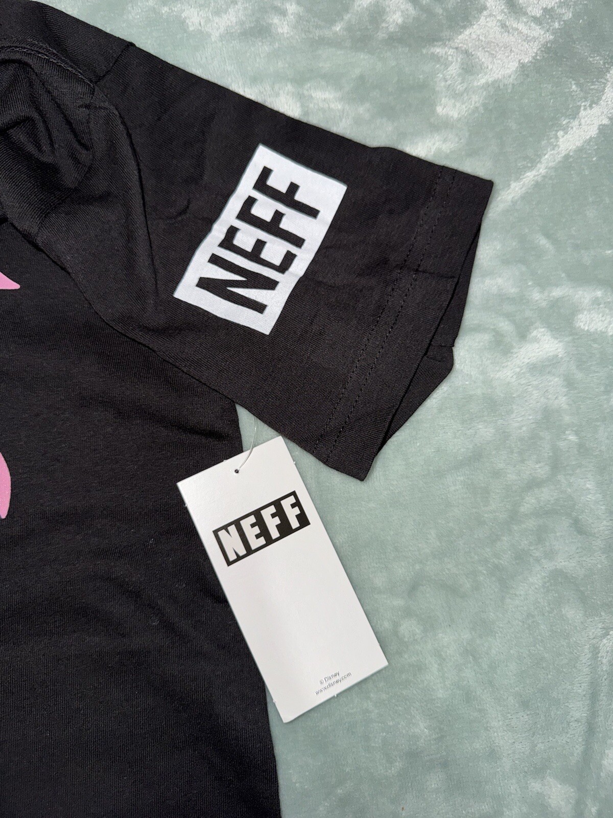 Neff Disney Men's Mickey Mouse Oh Boy! Tropical Beach Graphic T-Shirt ...