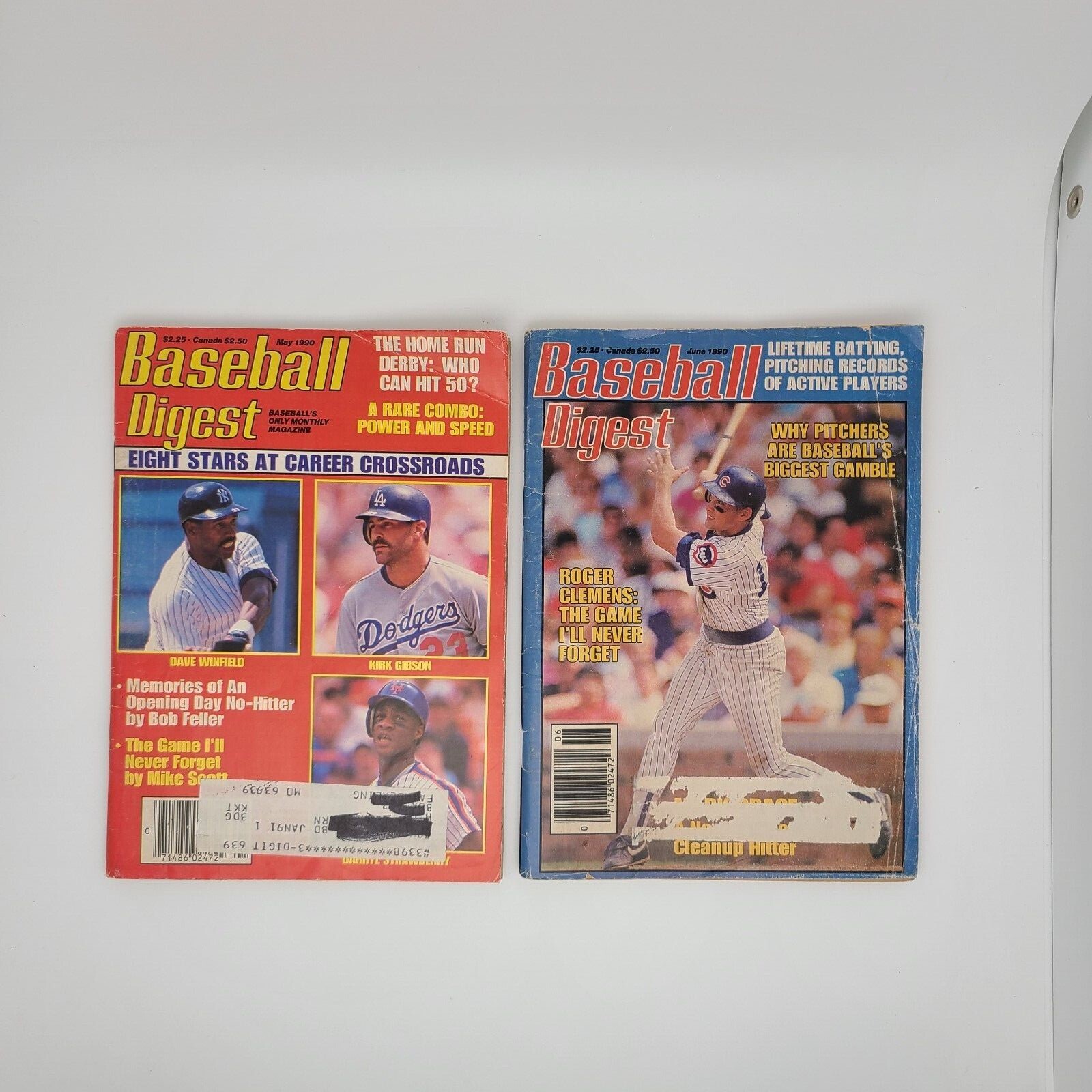 Vintage Lot of 11 Baseball Digest Magazine Issues from 1989 to 1991 | eBay