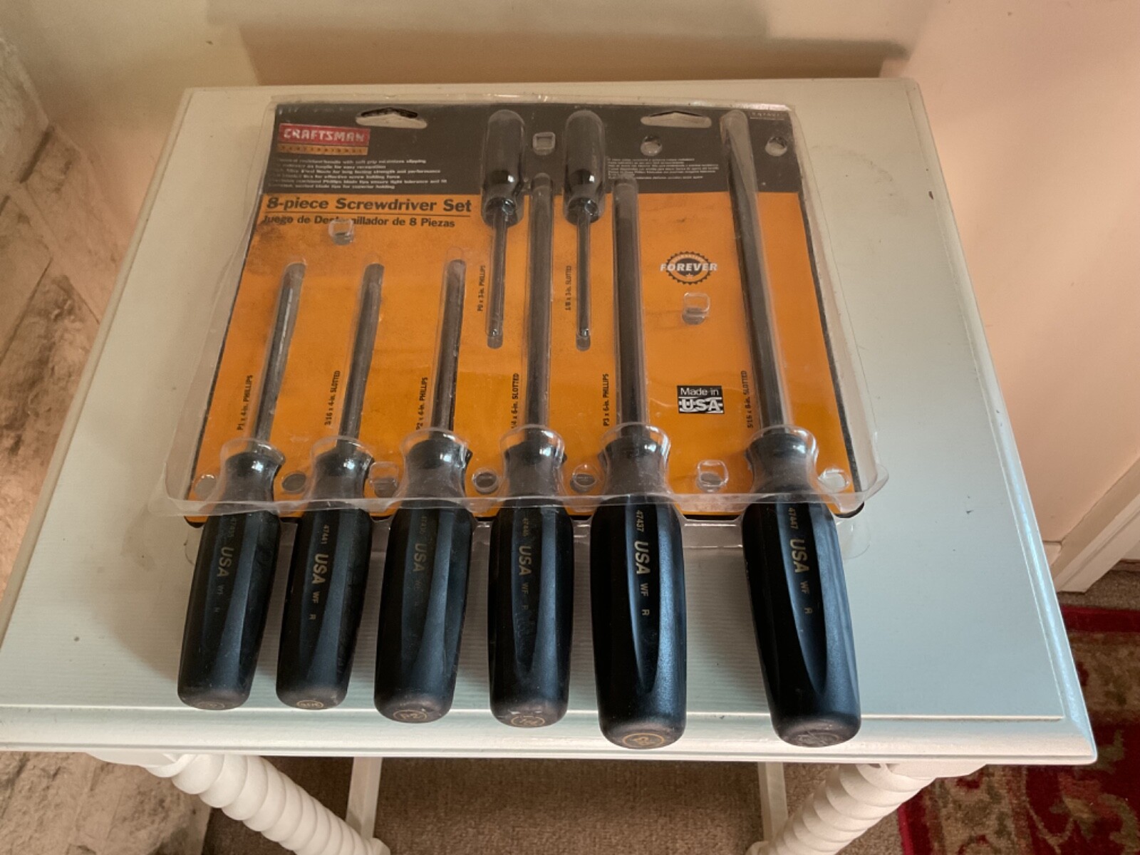 Vintage Sears CRAFTSMAN PROFESSIONAL SCREWDRIVER SET of 8 USA 47457