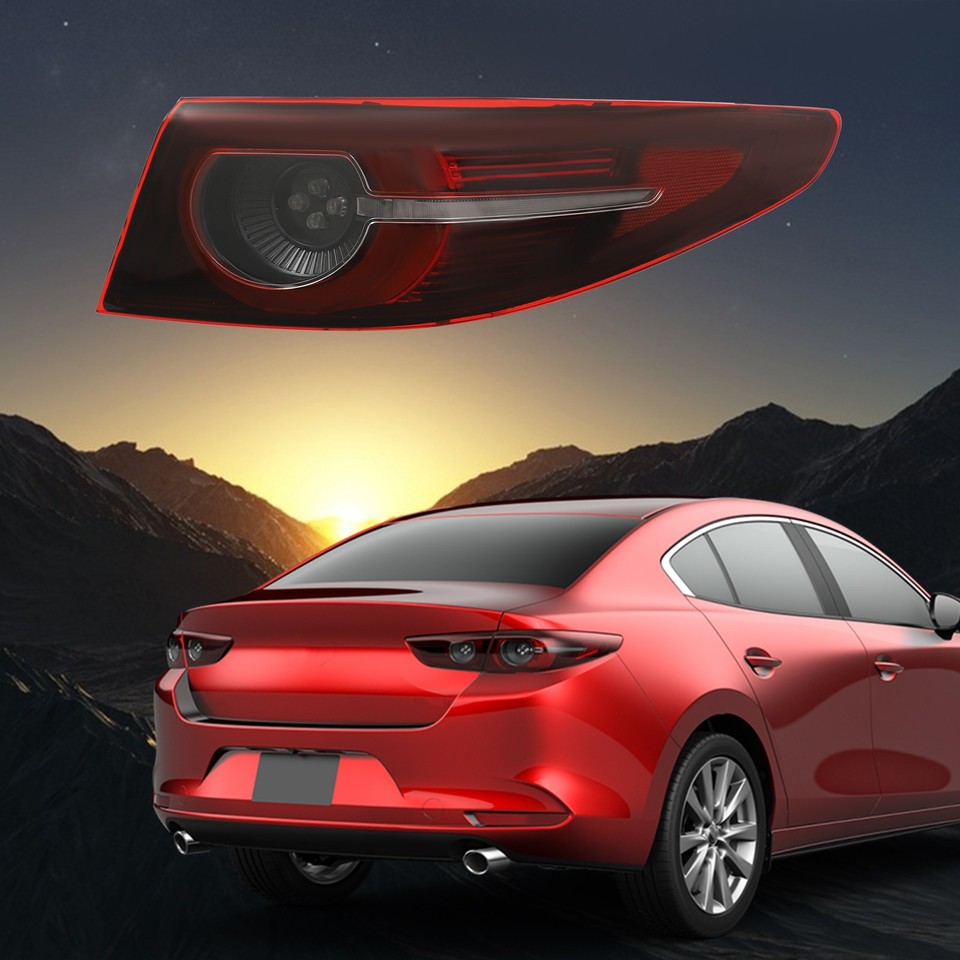Led Right Side Outer Tail Light For 2021-2022 Mazda 3 Axela Sedan Brake ...