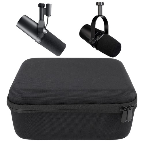Dynamic Microphone Hard Case Waterproof Protective Carrying Storage Bag ...