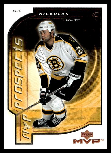 2000 Upper Deck MVP #186 Eric Nickulas PROS, RC Boston Bruins | eBay