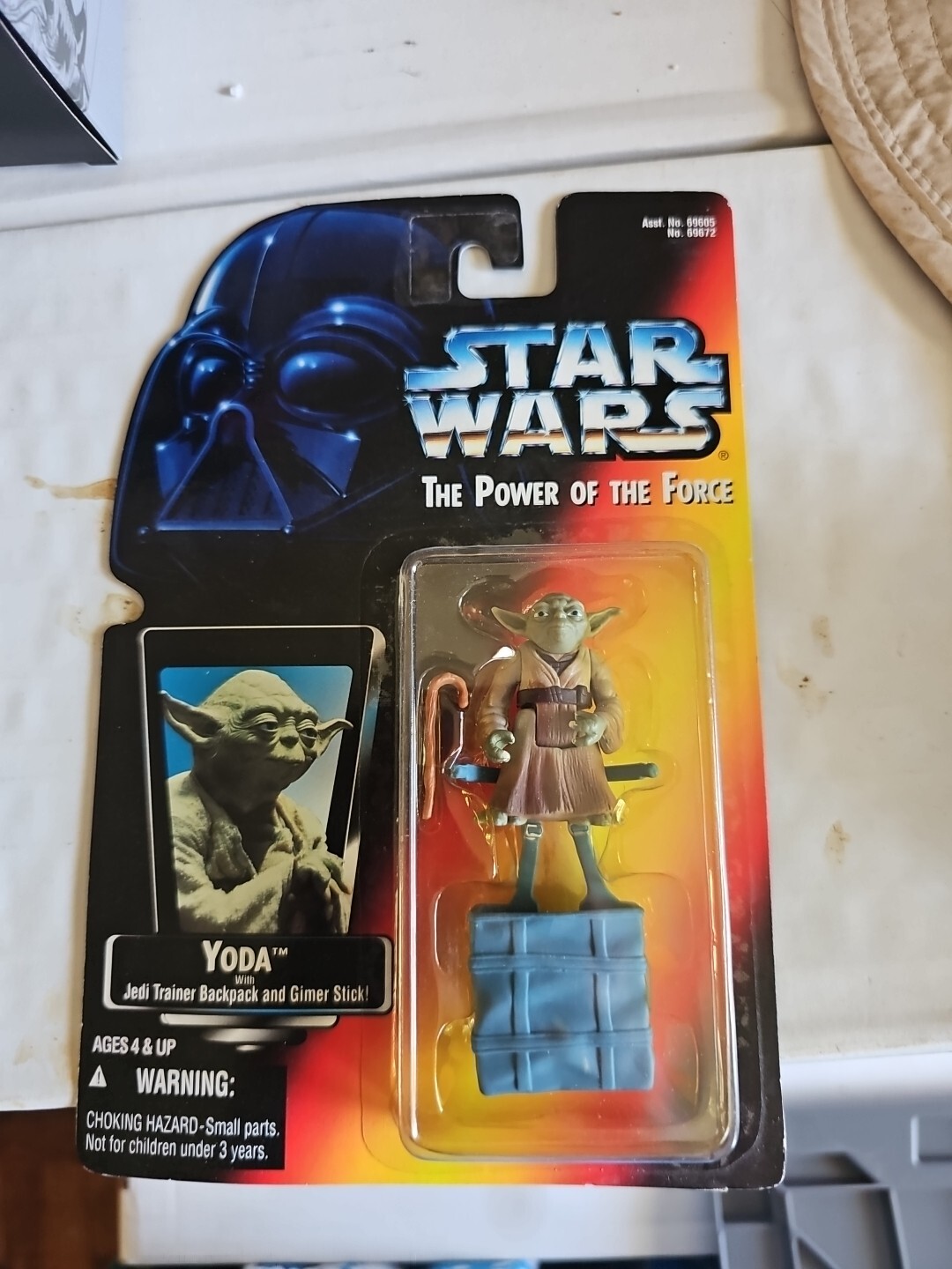 Kenner Star Wars Yoda With Jedi Trainer Backpack And Gimer Stick Action ...