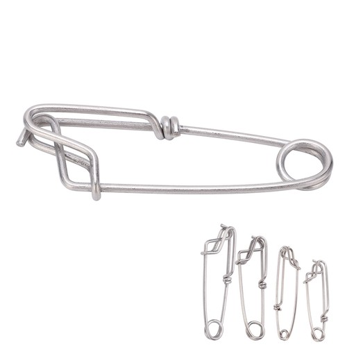 5pcs/set Longline Snap Clip Corrosion Resistance Float Line Tuna Clip ...