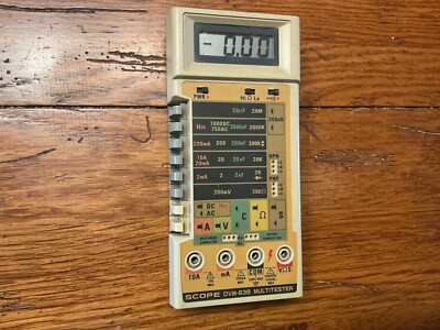 Vintage Scope DVM-638 Multitester | eBay