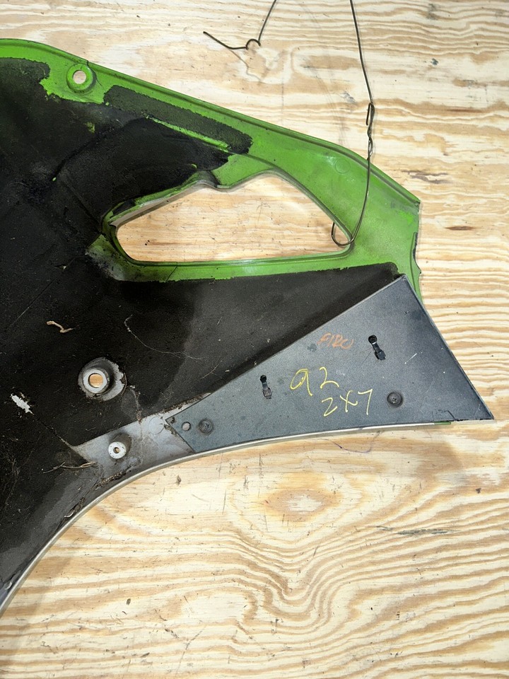 91 92 ZX7 ZX750 ZX7R Ninja Left Side Cover Fairing Panel PLASTIC OEM ...