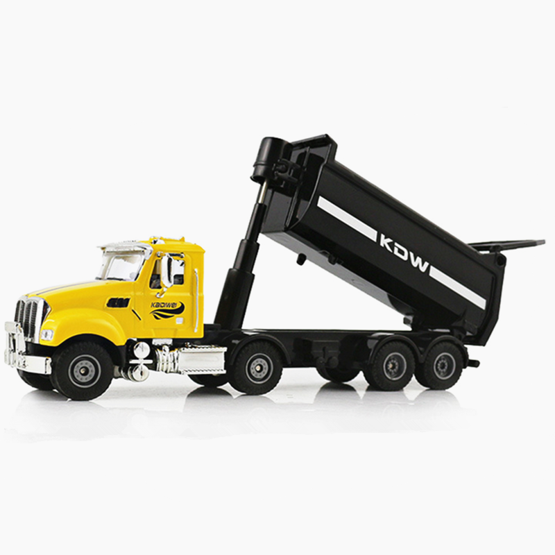 1/50 KDW Diecast American Dump Truck Tipper Alloy Toy Engineering ...