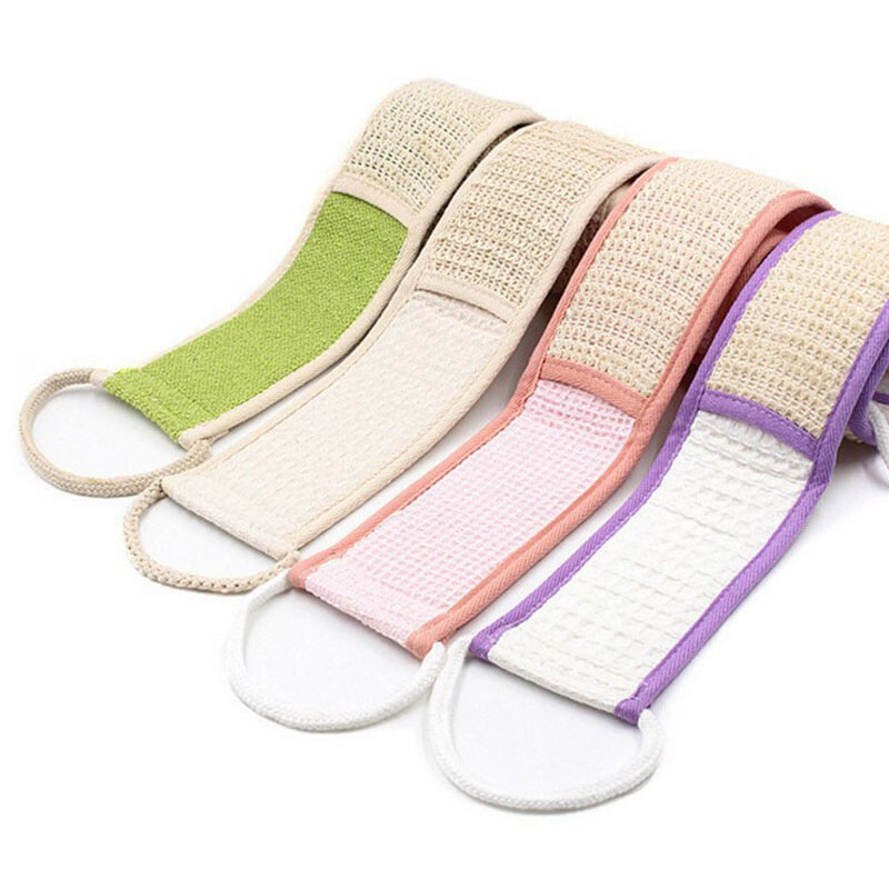 Exfoliating Loofah Back Strap Bath Shower Body Sponge Body Scrubber ...