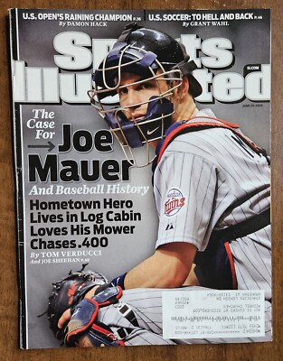 Sports Illustrated The Case For Joe Mauer Minnesota Twins June 29 2009 ...