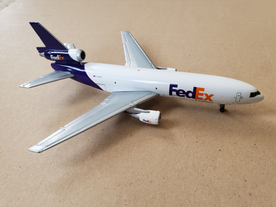 1:400 McDonnell Douglas MD-10 / DC-10 FedEx / Federal Express N386FE ...