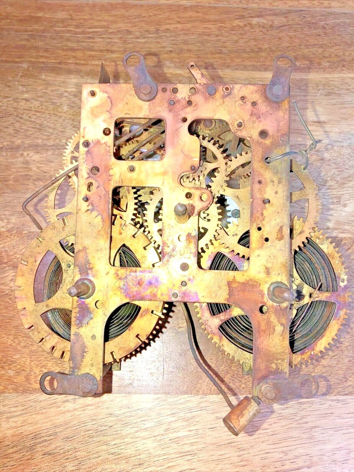 Gilbert Clock Movement (Stamped 1904) Escape Wheel (See Pics to ID ...