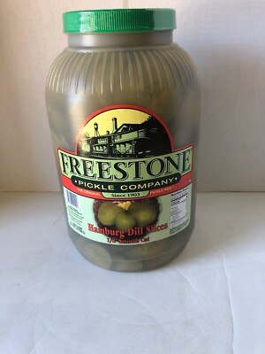 FREESTONE KOSHER DILL PICKLE CHIPS - 1 GALLON | eBay