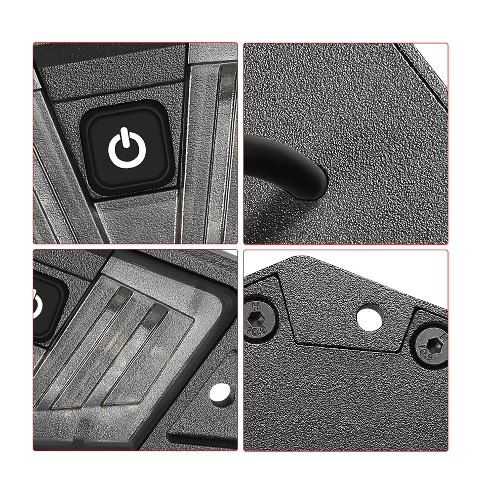 UTV Interior LED Dome Lights RGB White ATV For Polaris RZR XP4 900 1000 ...