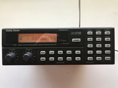 Radio Shack Realistic PRO-2030 Receiver 80 Channel Hyperscan Complete ...