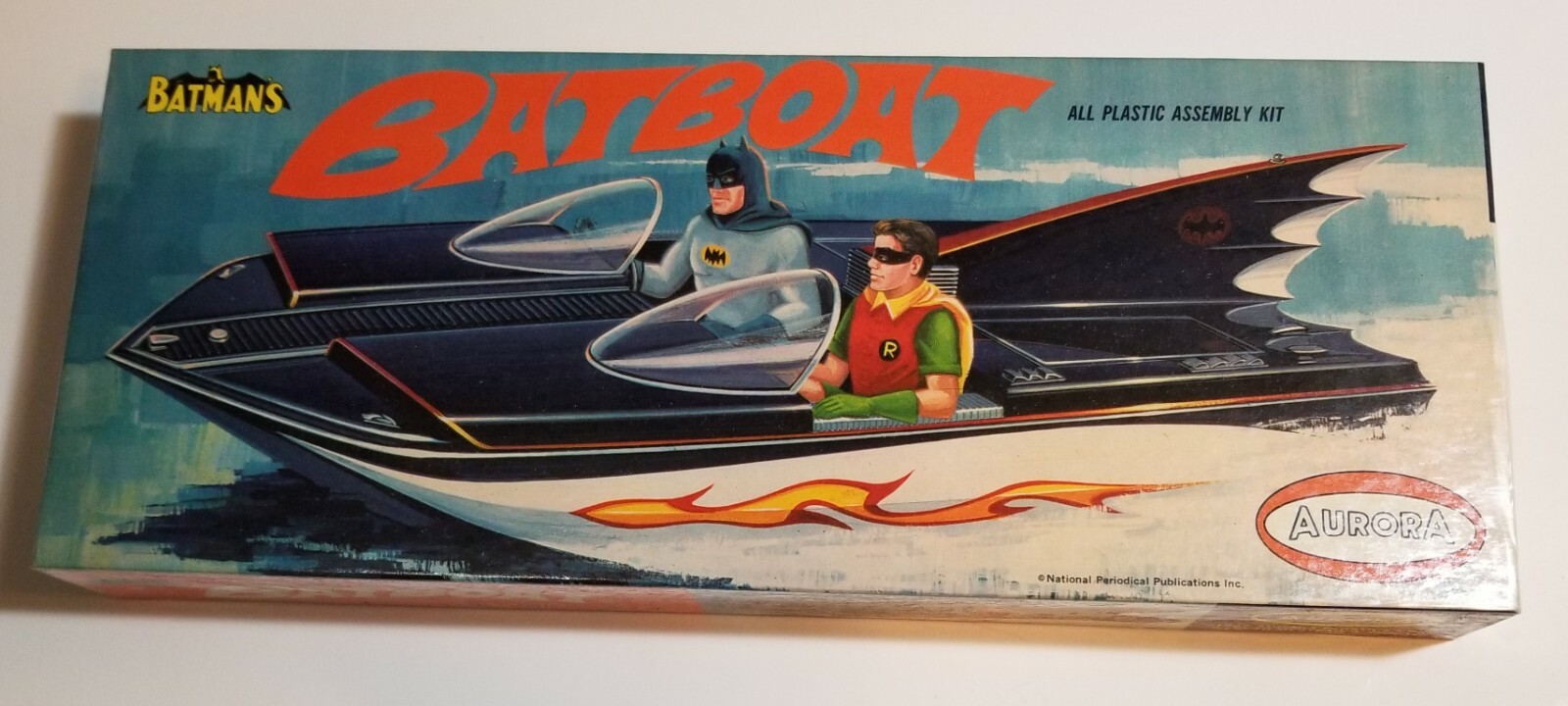 Vintage 1967 Aurora BATBOAT Plastic Assembly Model Kit #811-100 | eBay