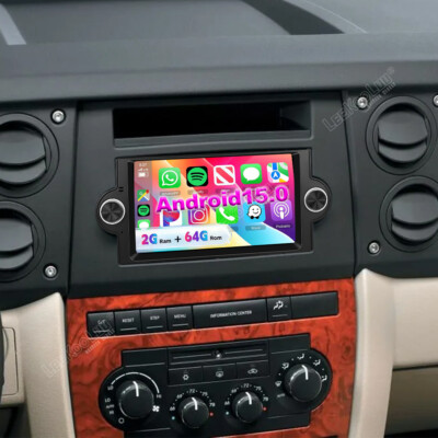 6.2" Carplay For 2006-2008 Jeep Commander Android 15 Car Stereo Radio ...