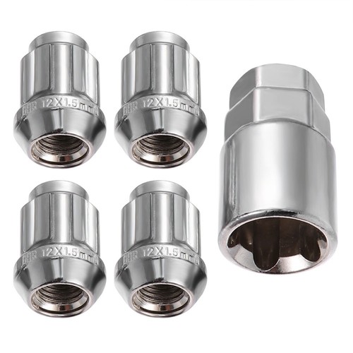 4pcs Universal Wheel Lock Lug Nuts Anti Theft Locking Nuts with 1pc ...