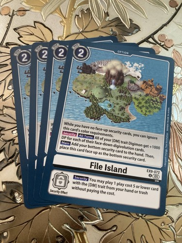 Digimon Card Game Playset File Island U EX9-072 Versus Monsters | eBay