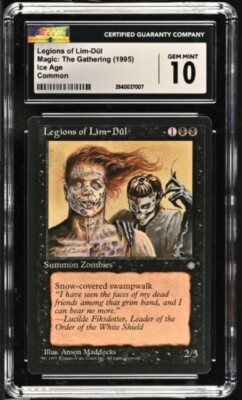 1995 Magic The Gathering LEGIONS OF LIM-DUL CGC 10 MTG Ice Age T187 | eBay