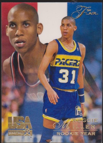 1994 Flair USA Basketball #61 Reggie Miller/ rookie year | eBay