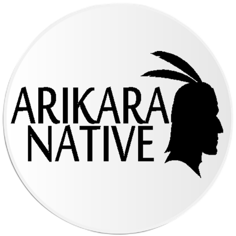 Arikara Native - Circle Sticker Decal 3 Inch - American Indian Tribe ...