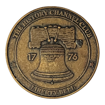 Vintage Token The History Channel Club 1776 Liberty Bell Coin w/Free ...