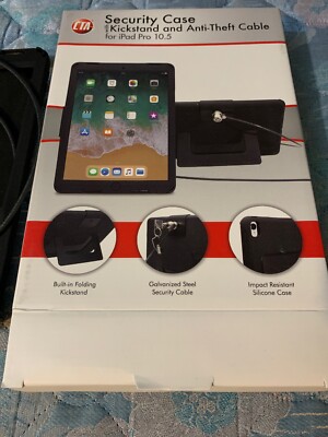 CTA Digital Security Case with Kickstand and Anti-Theft Cable for iPad ...