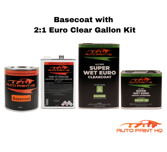 GM WA636R Switchblade Silver Basecoat Clearcoat Complete Gallon Kit | eBay