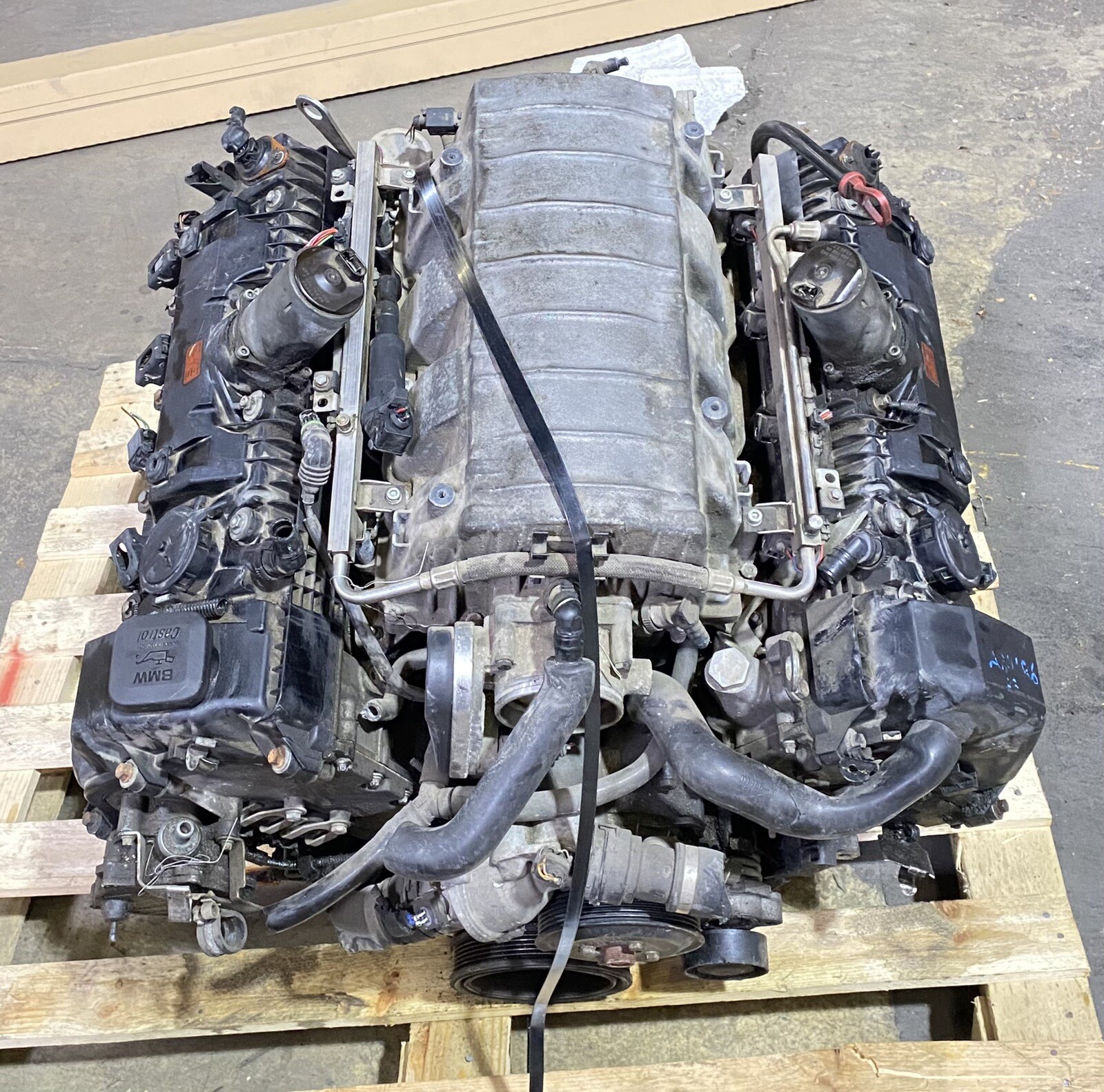 04-05 BMW 4.4L N62 B44A Engine Motor 745i E60 E61 E63 E64 E65 E66 E67 ...