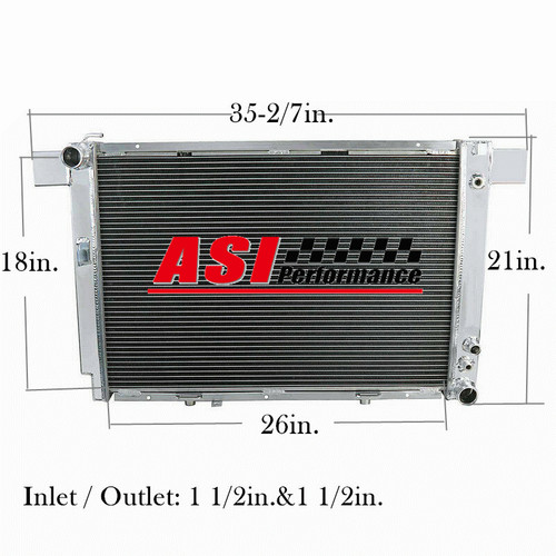3-Row Aluminum Radiator For 1990-2002 Mercedes-Benz 500SL R129 SL500 5 ...