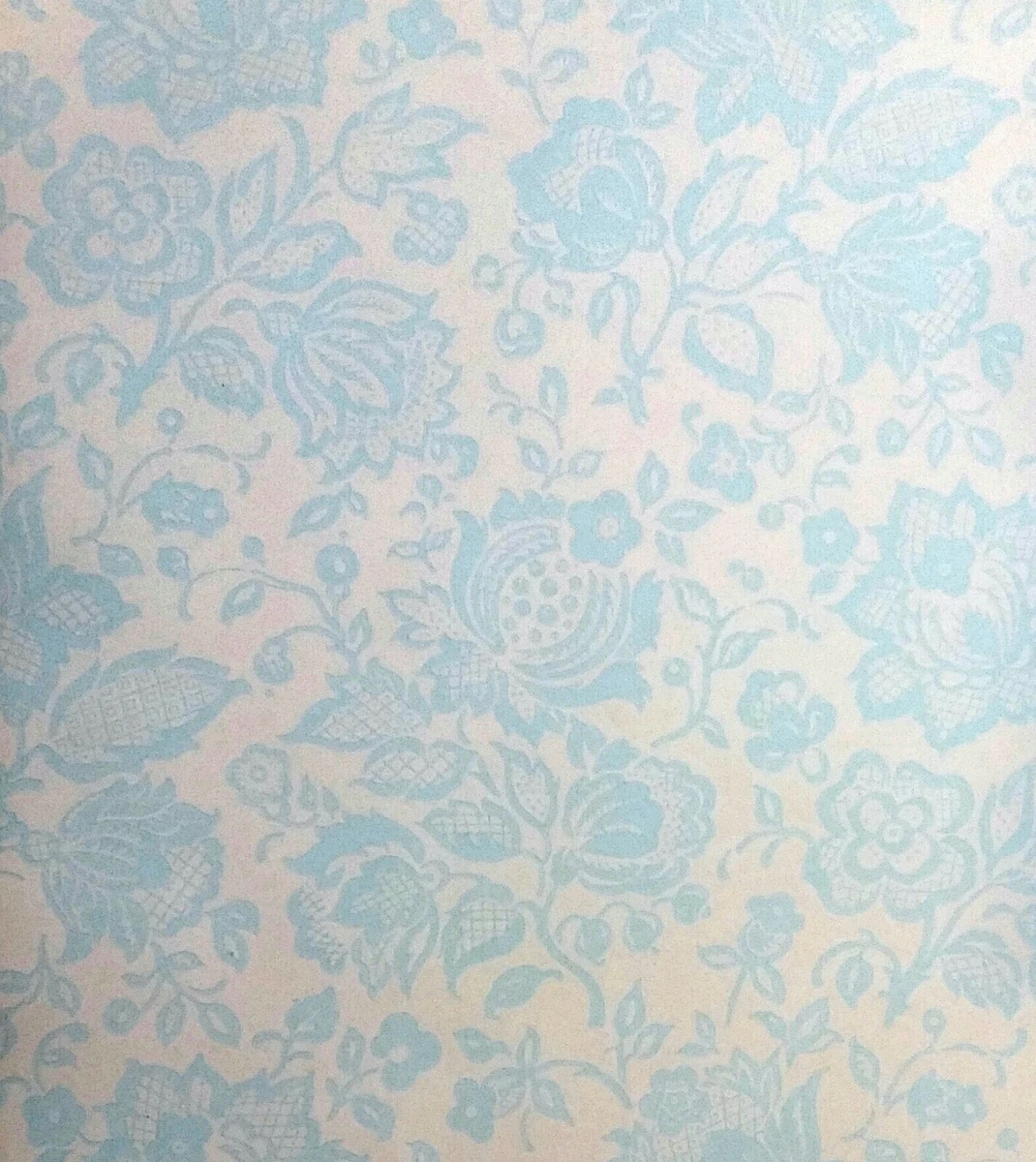 Light Blue Vintage Wallpaper