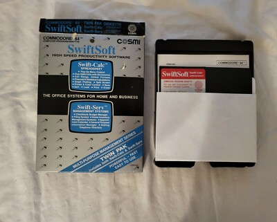 Swiftsoft Swift-Calc Commodore 64 Program Disk and BOX with Manual | eBay