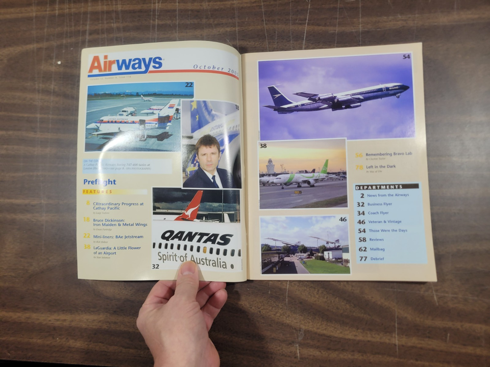 Airways Magazine Back Issue October 2005 Cathay Pacific Airways | eBay