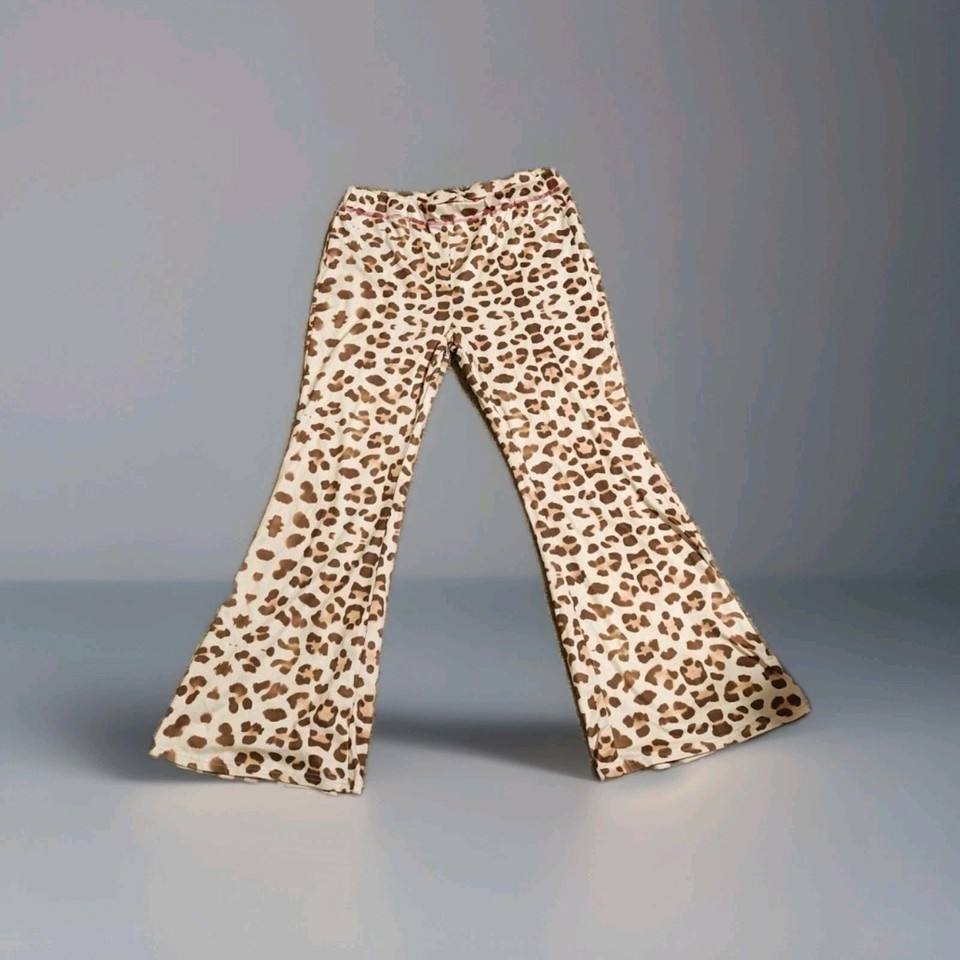 Women's Two-piece Cheetah Print And Hot Pink Stitching Set Size Extra ...