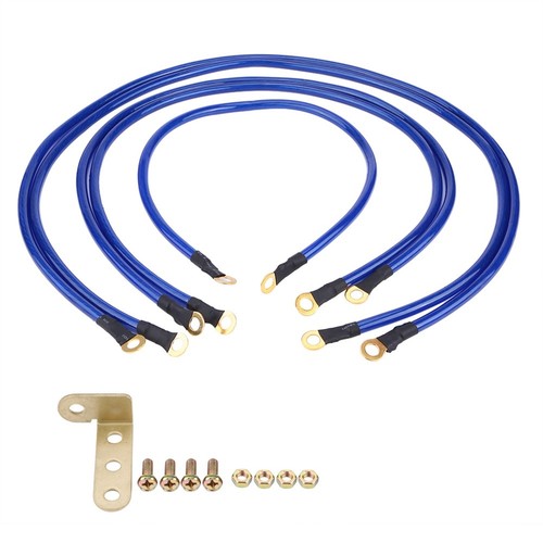 5-Point Auto Car Earth Cable System Ground Grounding Wire Kit | eBay ...