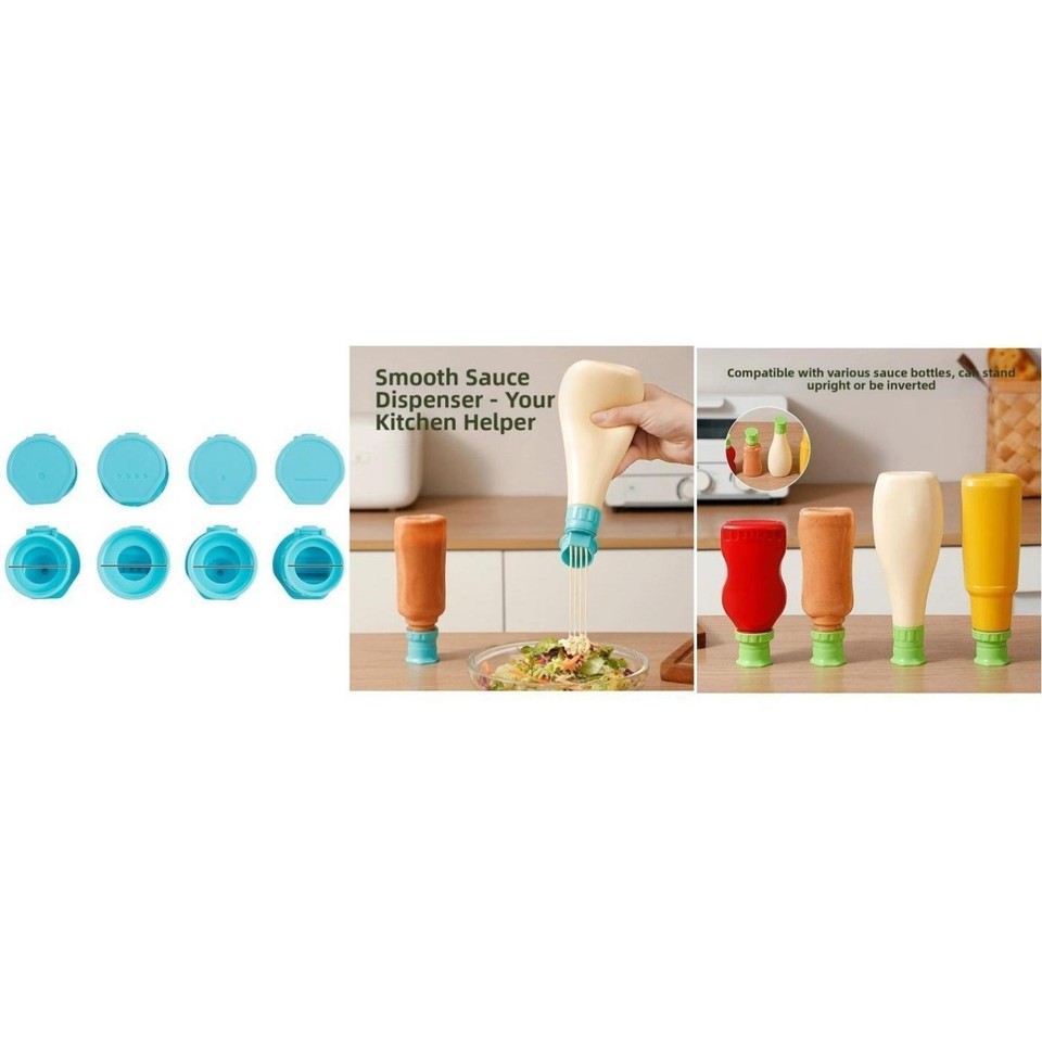 Condiment Dispenser Easy Installation Silicone Seal Ring Leak-proof ...