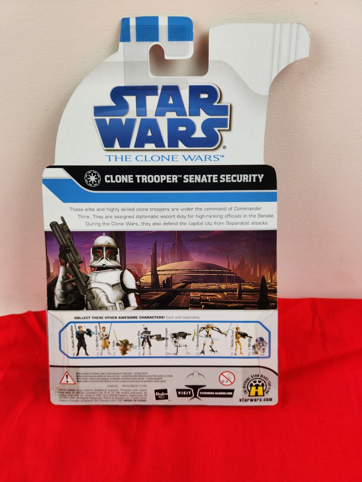 Hasbro Star Wars Clone Wars: Clone Trooper Senate Security SDCC Action ...