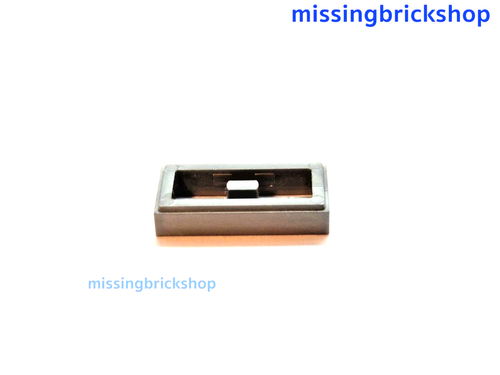 Lego x30 Flat Silver Tile 1 x 2 Grille with lip/groove 2412b 4619636 ...