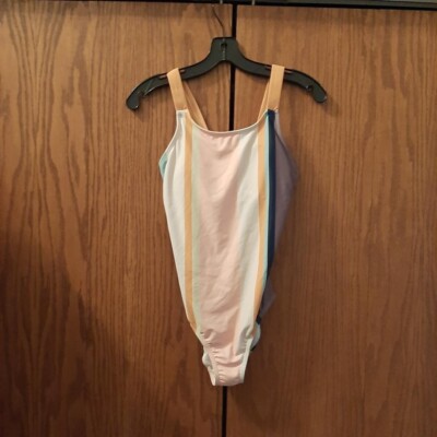 New ! One Piece Swimsuit Push Up Bra Multi Straps Color Size 13/14 | eBay