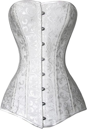 New Charmian 26 Steel Boned Long Torso Brocade Hourglass Body Shaper ...