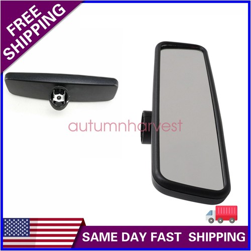 Black Rear View Interior Mirror Fit For VW Golf MK4/MK5/MK6 Jetta Bora ...