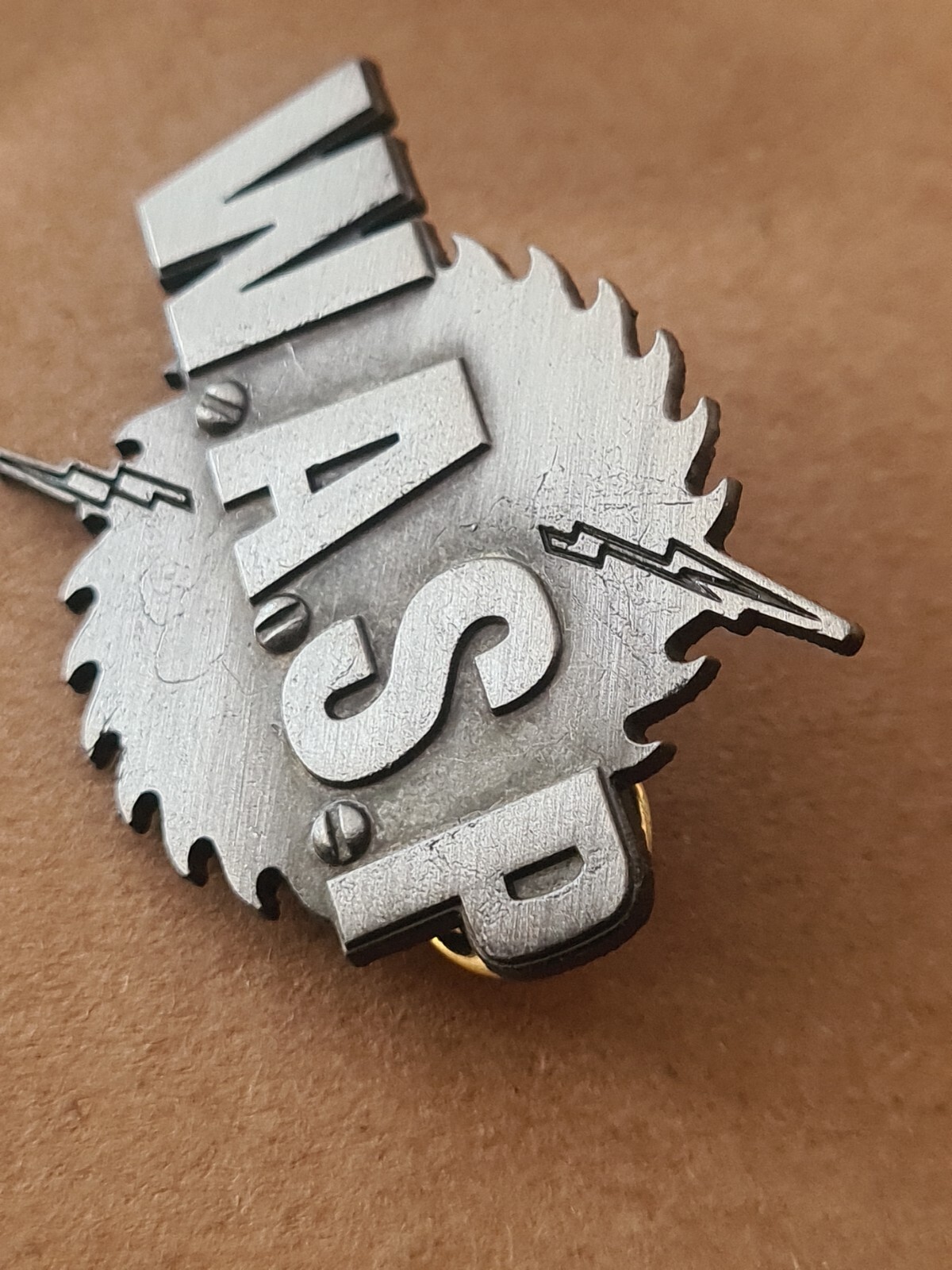 Eddie Munson WASP W.A.S.P Metal Pin Badge | Grelly UK