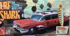 AMT Surf Shark 1959 Cadillac Ambulance 1/25 Scale Model Car Kit (1242 ...
