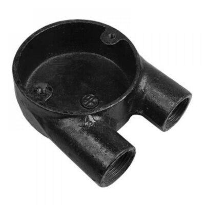 20mm Black Enamel Conduit U Box | eBay UK