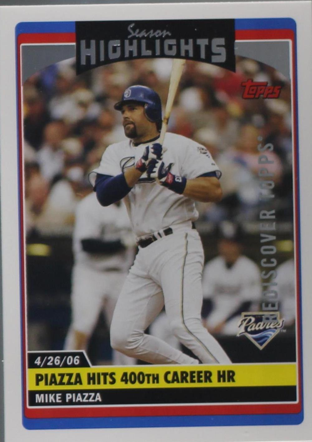 2017 Topps - Rediscover Topps Buybacks Season Highlights Mike Piazza ...