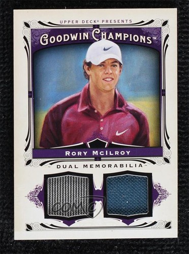 2013 Upper Deck Goodwin Champions Dual Memorabilia Rory McIlroy #M2-RM ...