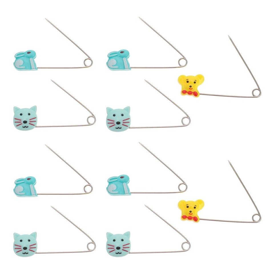 10pcs Bar Brooch Pin Badge Pin Clasp Animal Baby Buckle U- pin | eBay UK