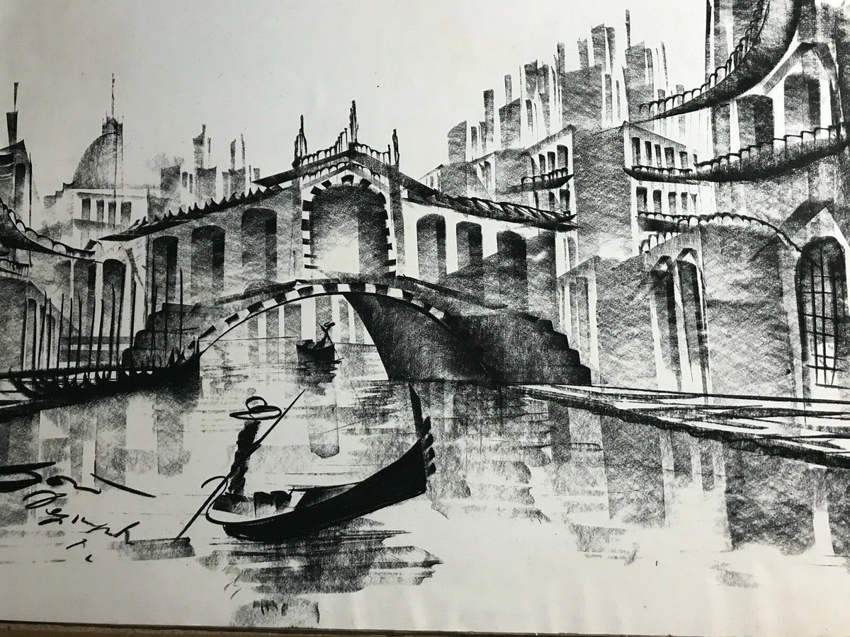 Rialto Bridge Drawing